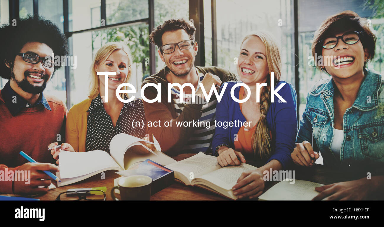 Teamwork Alliance Collaboration Company Team Concept Stock Photo - Alamy