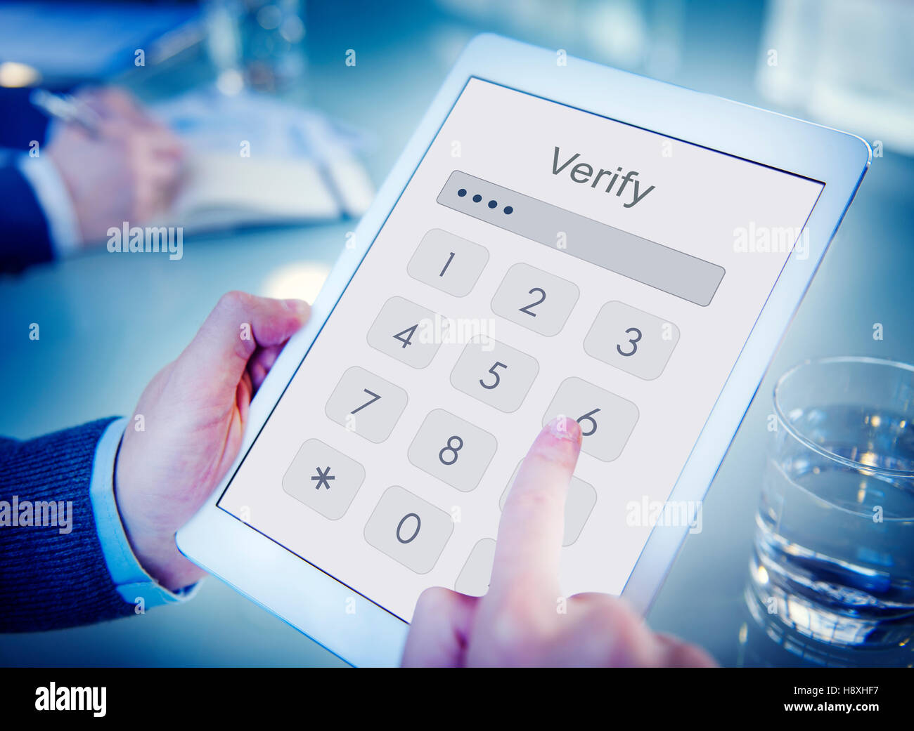 Log in Secured Access Verify Identity Password Concept Stock Photo - Alamy