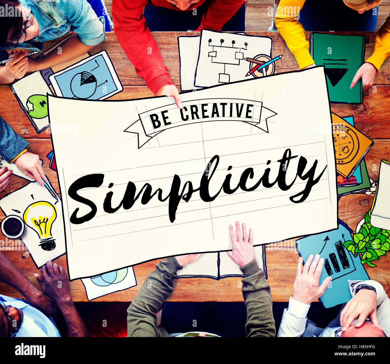 Simplicity Minimal Modern Noemal Peace SImple Concept Stock Photo - Alamy