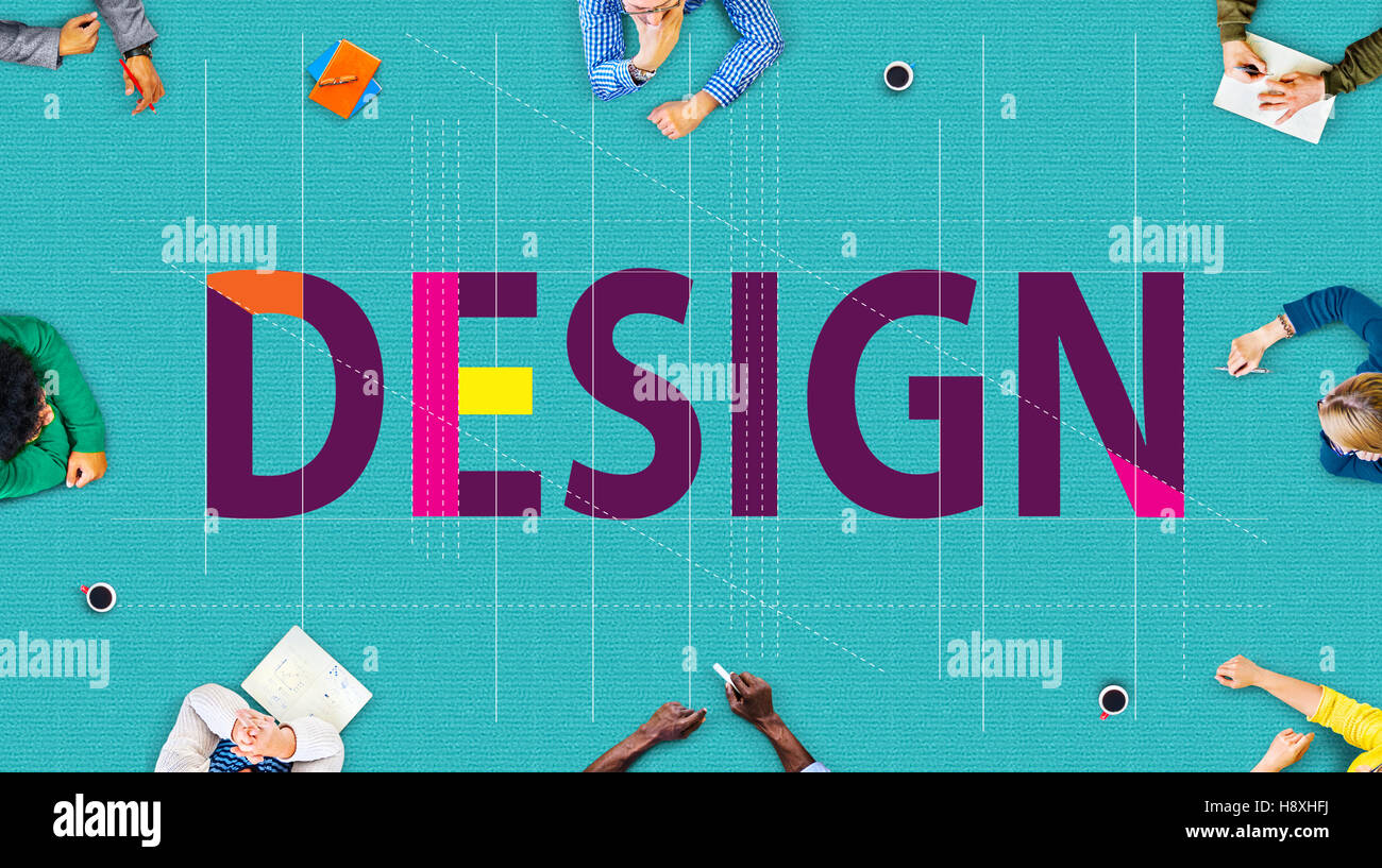 Design Creative Draft Ideas Planning Sketch Plan Concept Stock Photo ...