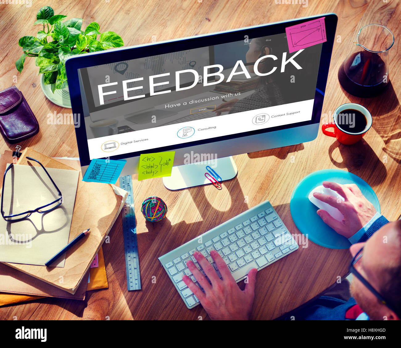 Register Enquiry Online Web Page Concept Stock Photo - Alamy