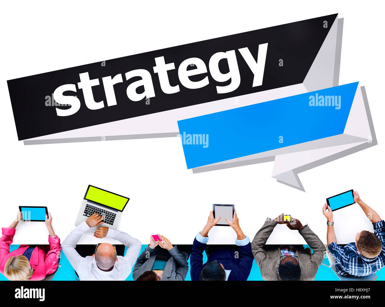 Strategy Planning Solution Tactics Vision Direction Concept Stock Photo ...