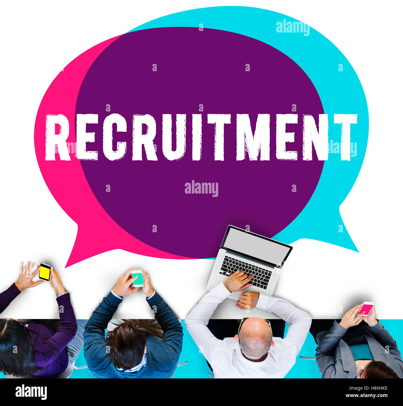 Recruitment Employment Hiring Human Resource Concept Stock Photo - Alamy