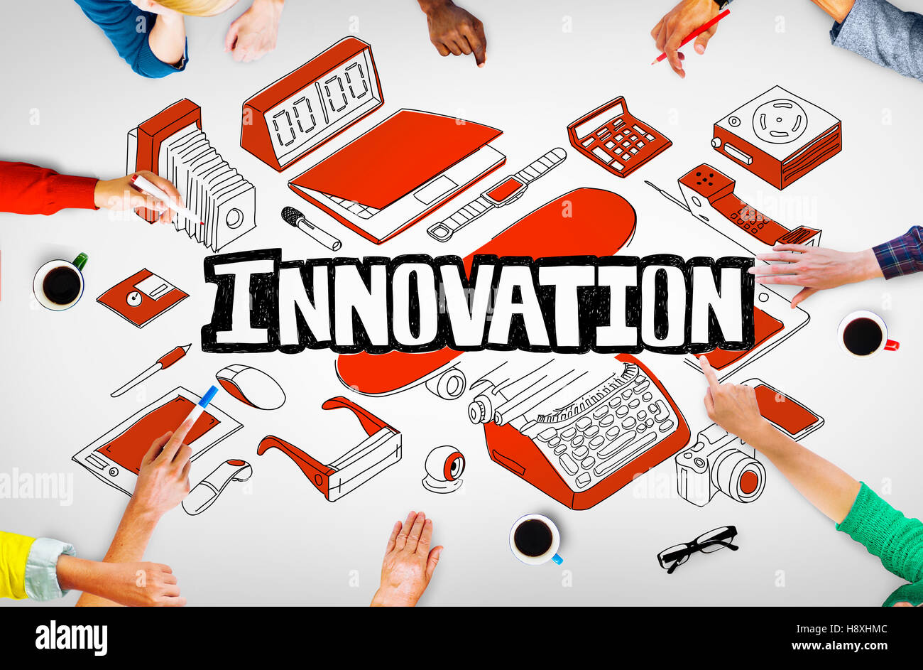 Innovation Future Improvement Technology Modernization Concept Stock ...