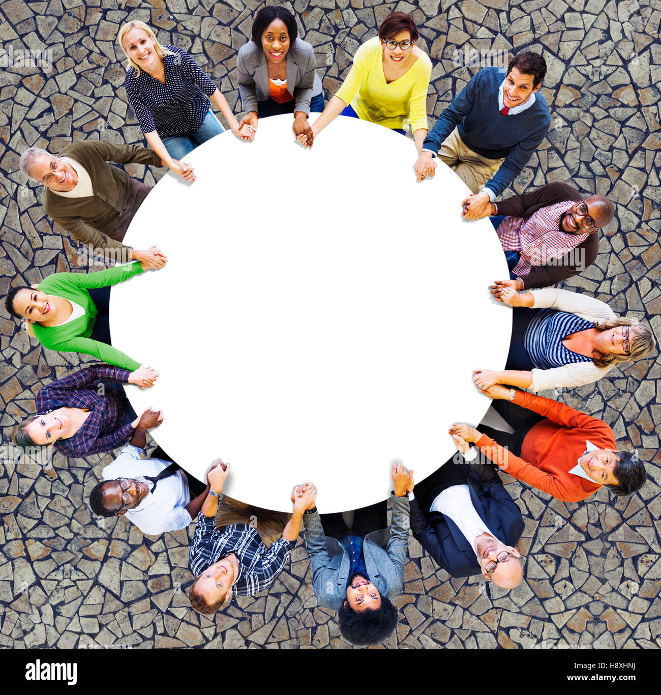 Diverse People Happiness Friendship Cheerful Togetherness Concept Stock ...