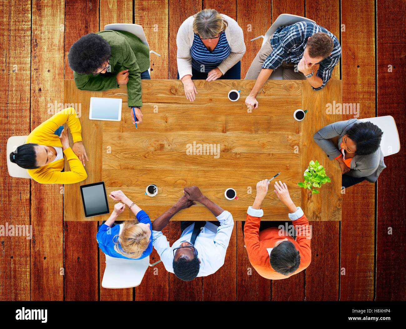 Meeting Brainstorming Discussion Collaboration Concept Stock Photo - Alamy