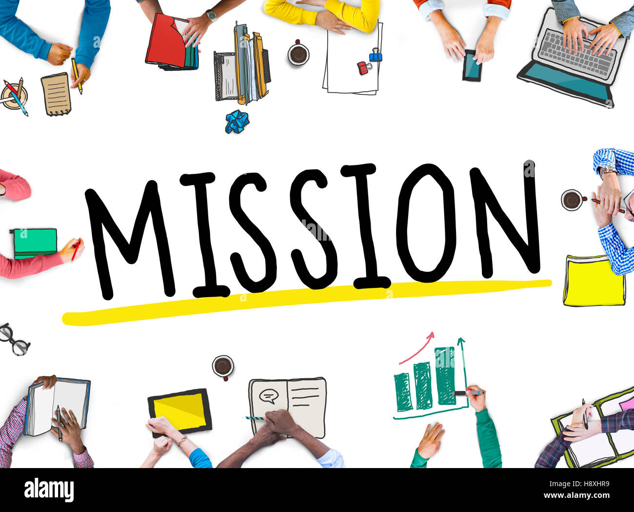 Mission Success Target Aim Goal Concept Stock Photo - Alamy