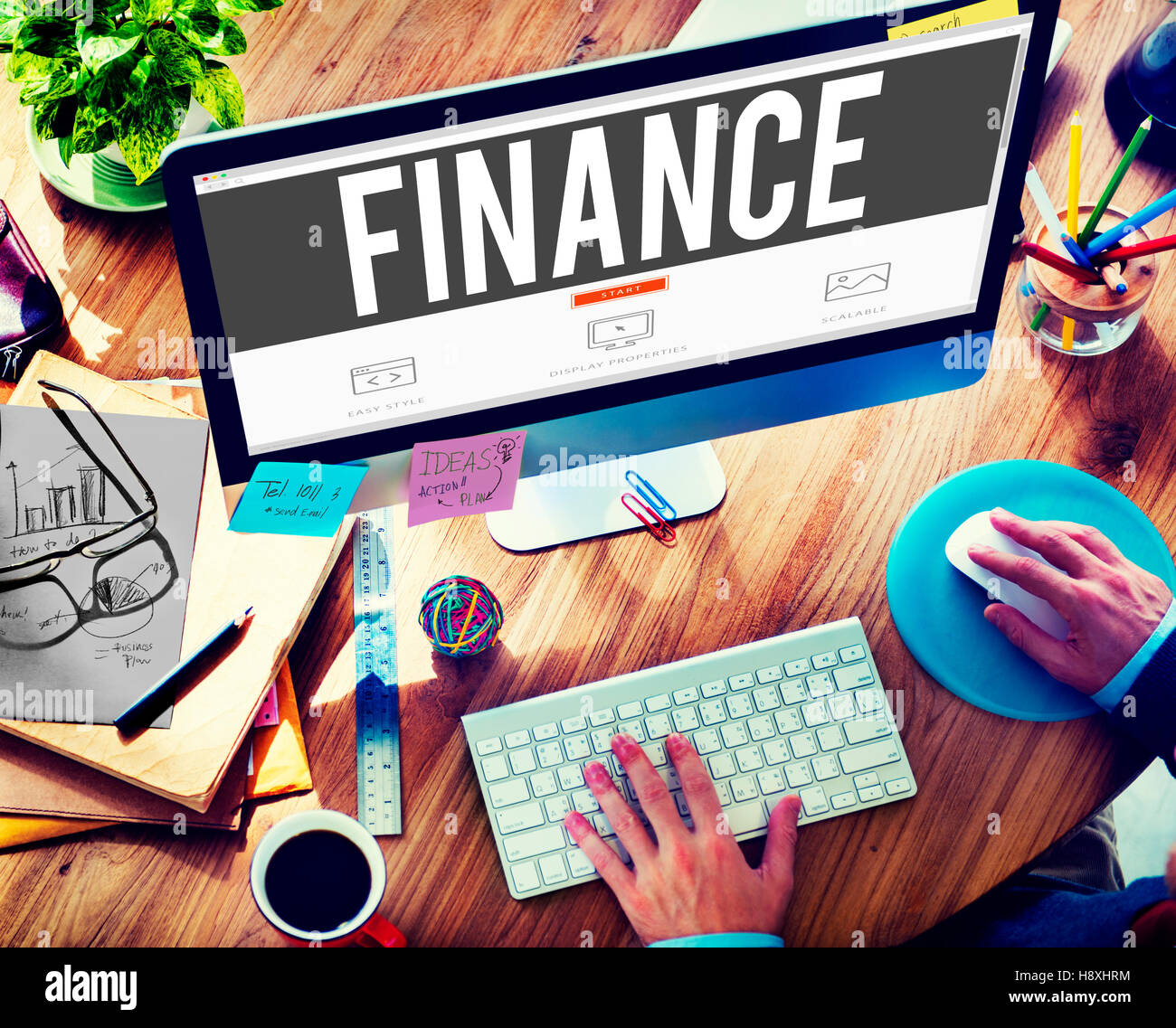 Finance Economics Accounting Interest Concept Stock Photo - Alamy