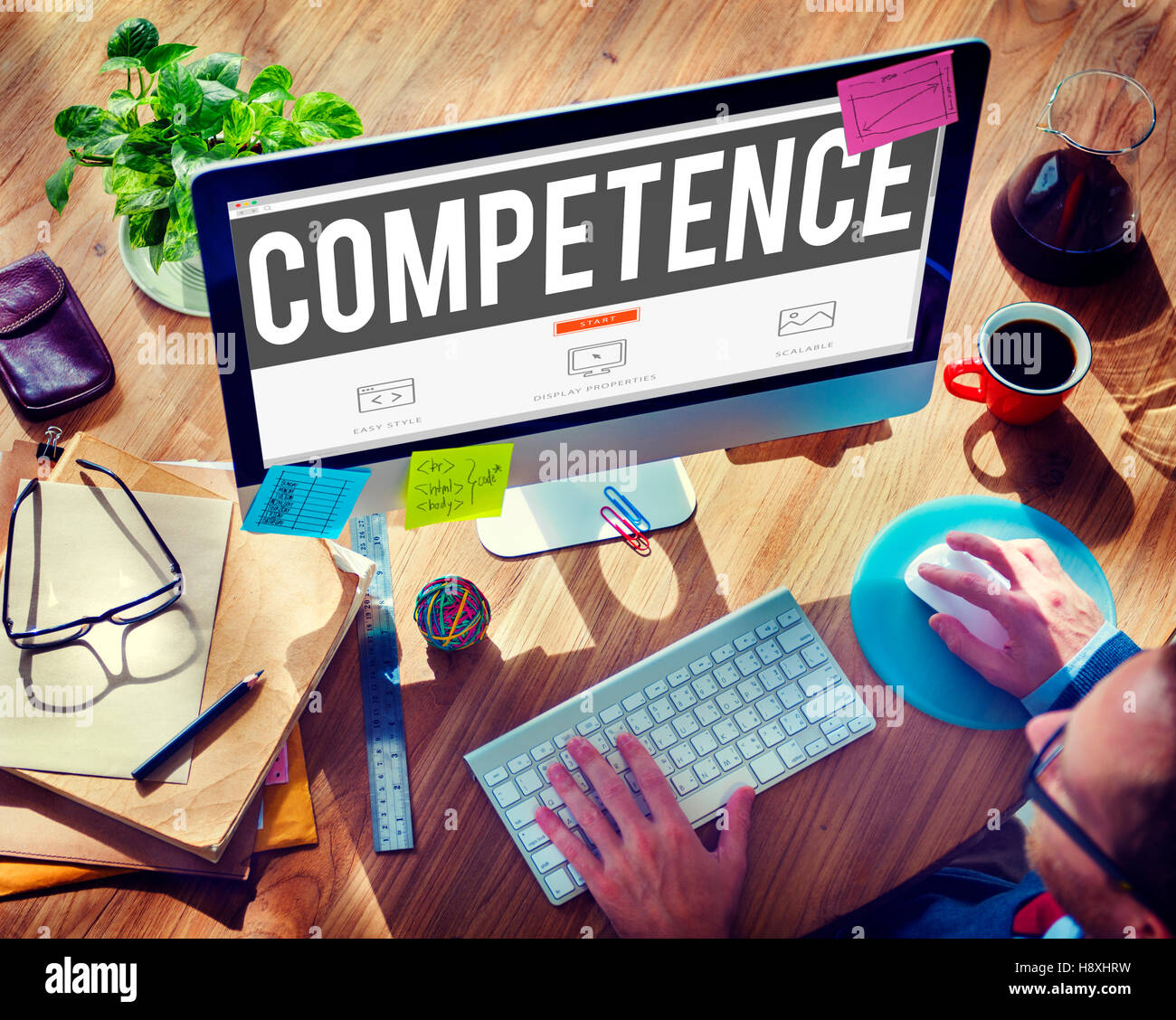Competence Skill Ability Proficiency Accomplishment Concept Stock Photo ...