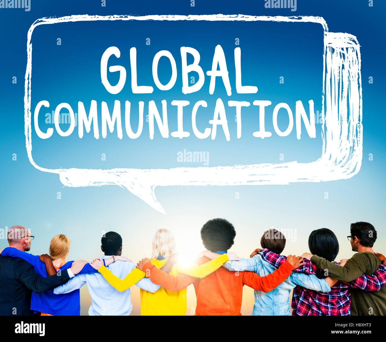 Global Communication Globalization Connection Communicate Concept Stock ...
