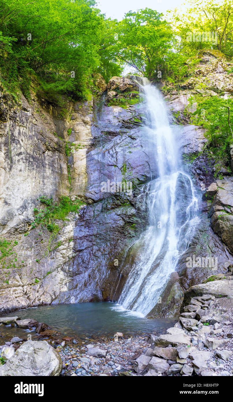 Mahuntseti waterfall hi-res stock photography and images - Alamy