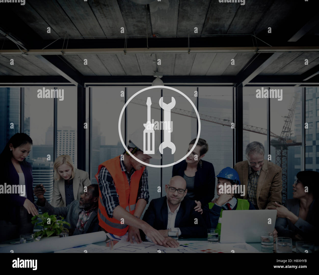 Toolbox equipment concept worker hi-res stock photography and images ...