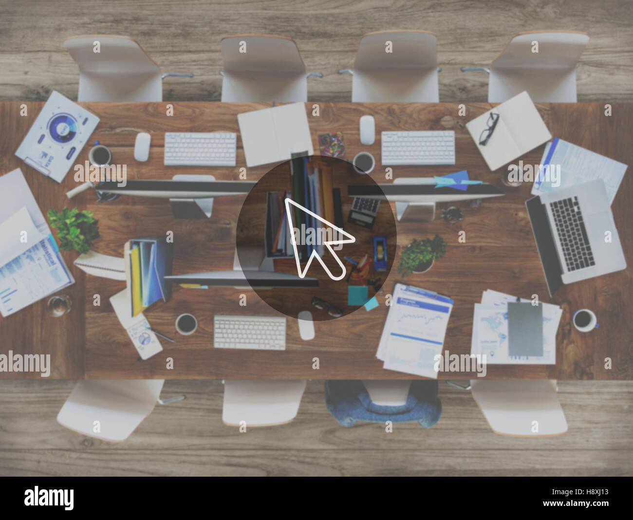 Pointer Selection Cursor Access Connection Networking Concept Stock 9651