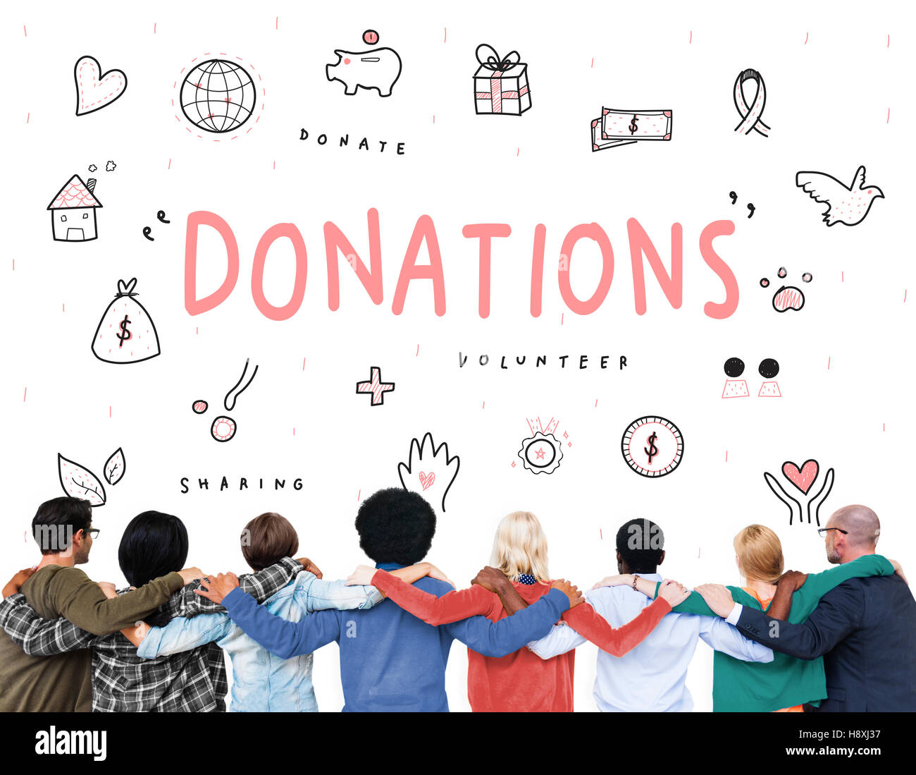 Donations Charity Foundation Support Concept Stock Photo - Alamy
