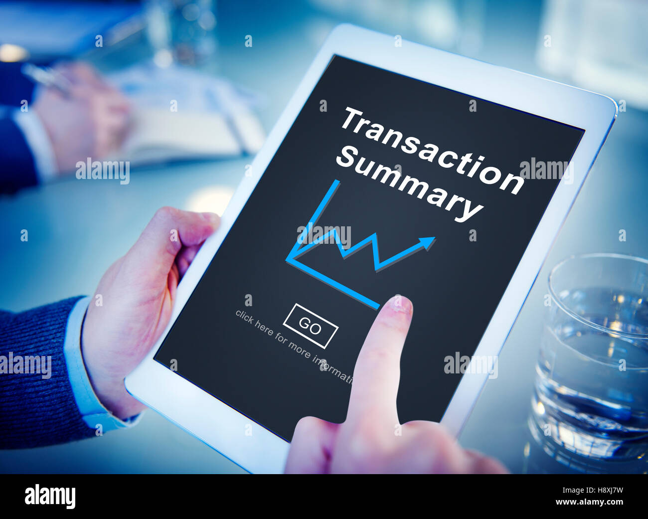 Transaction Summary Budget Balance Account Concept Stock Photo - Alamy