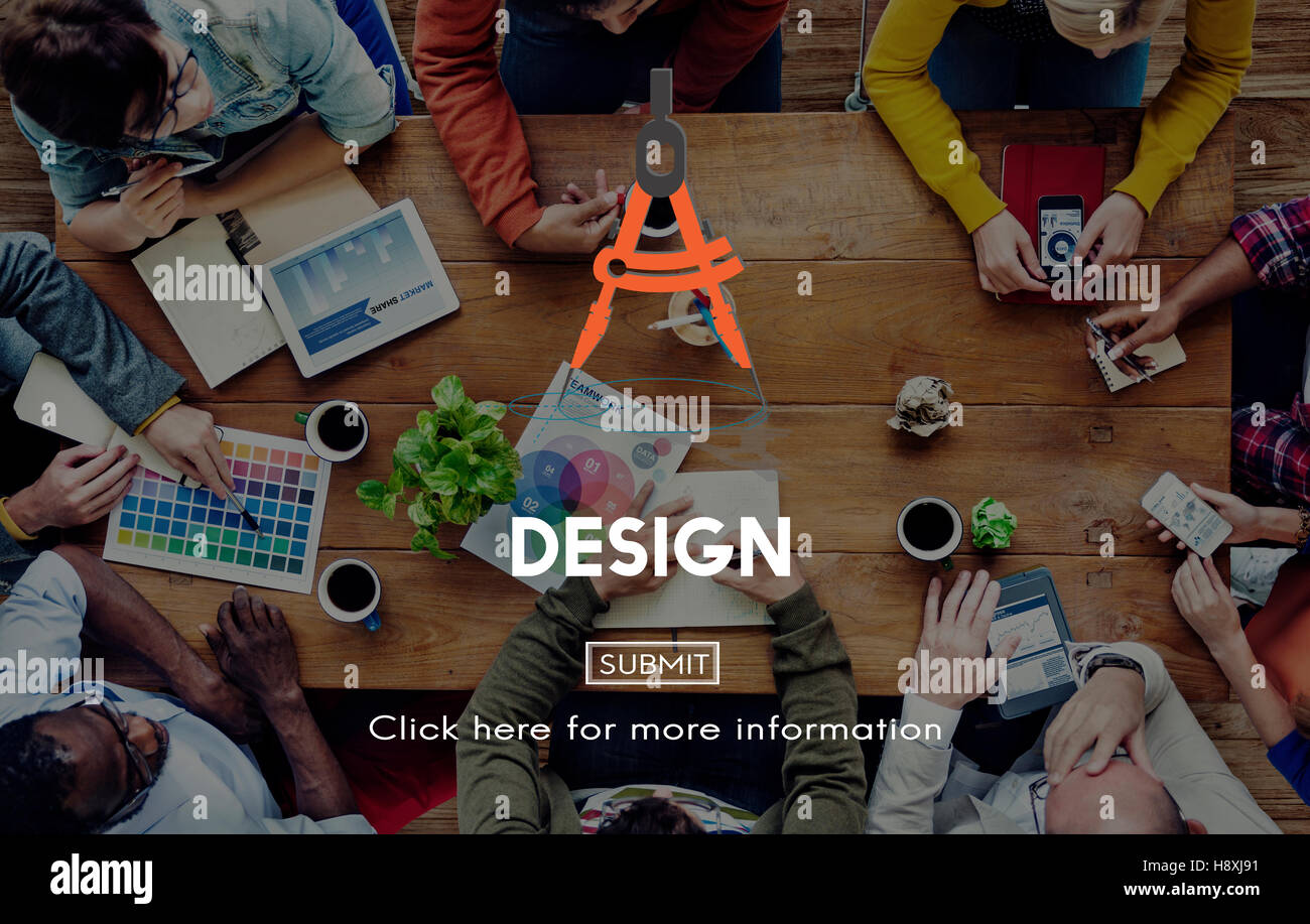 Design Model Ideas Creativity Planning Concept Stock Photo - Alamy