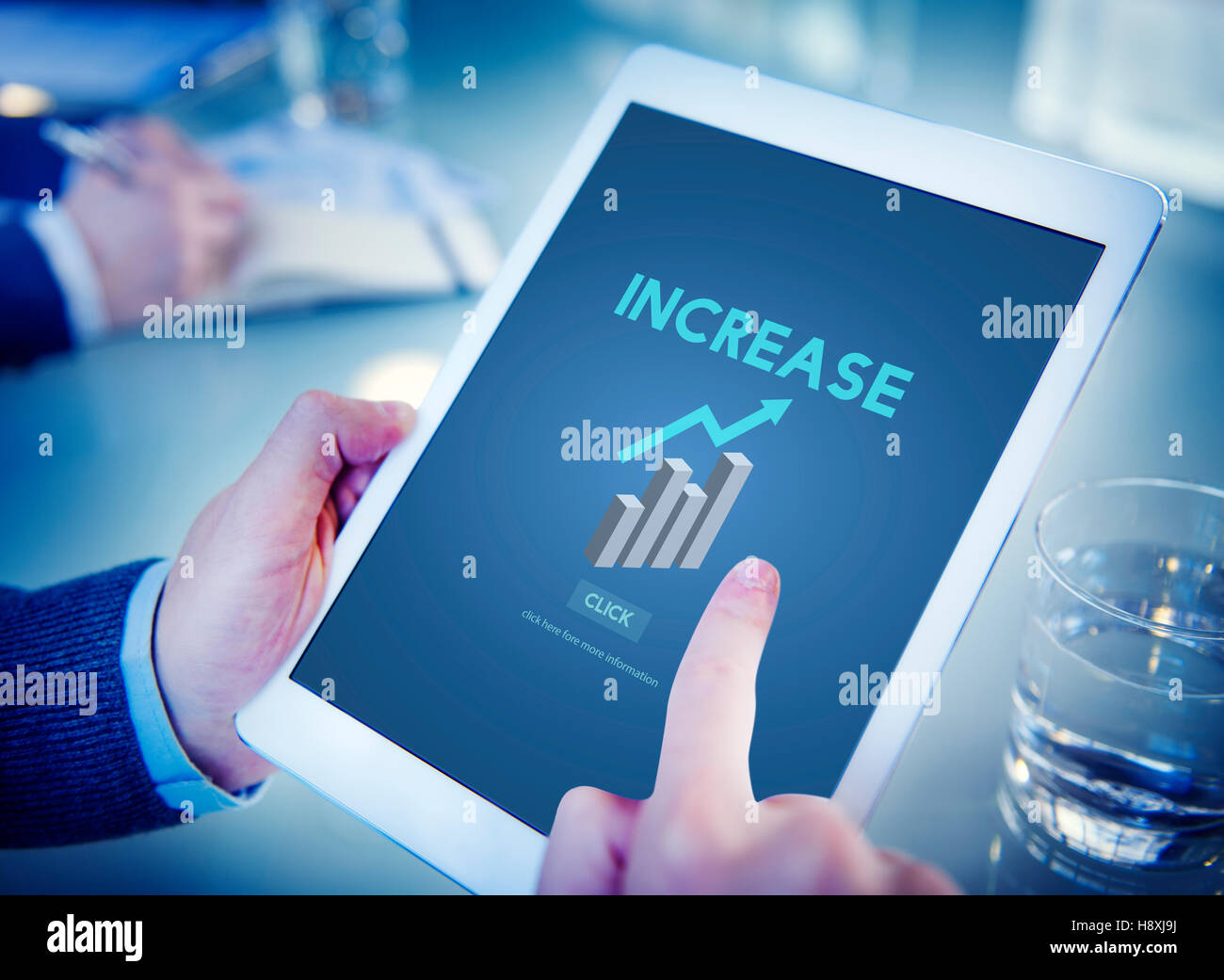 Increase Growth Rise Elevation Enlarge Expansion Concept Stock Photo ...
