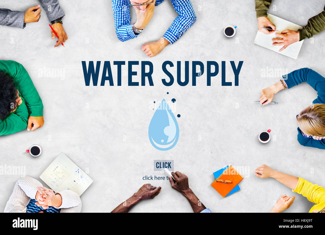 Water Supply Nature Irrigation Irrigating Plant Concept Stock Photo - Alamy