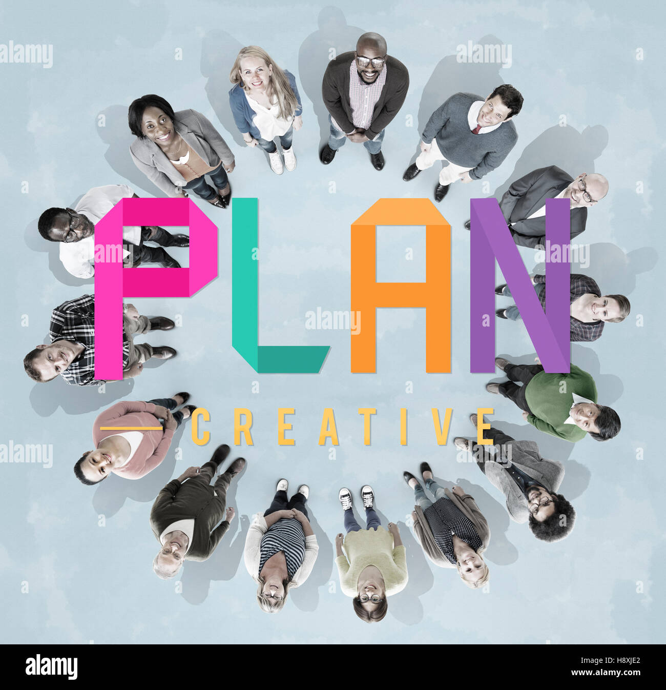 Plan Planning Ideas Mission Objective Process Concept Stock Photo - Alamy