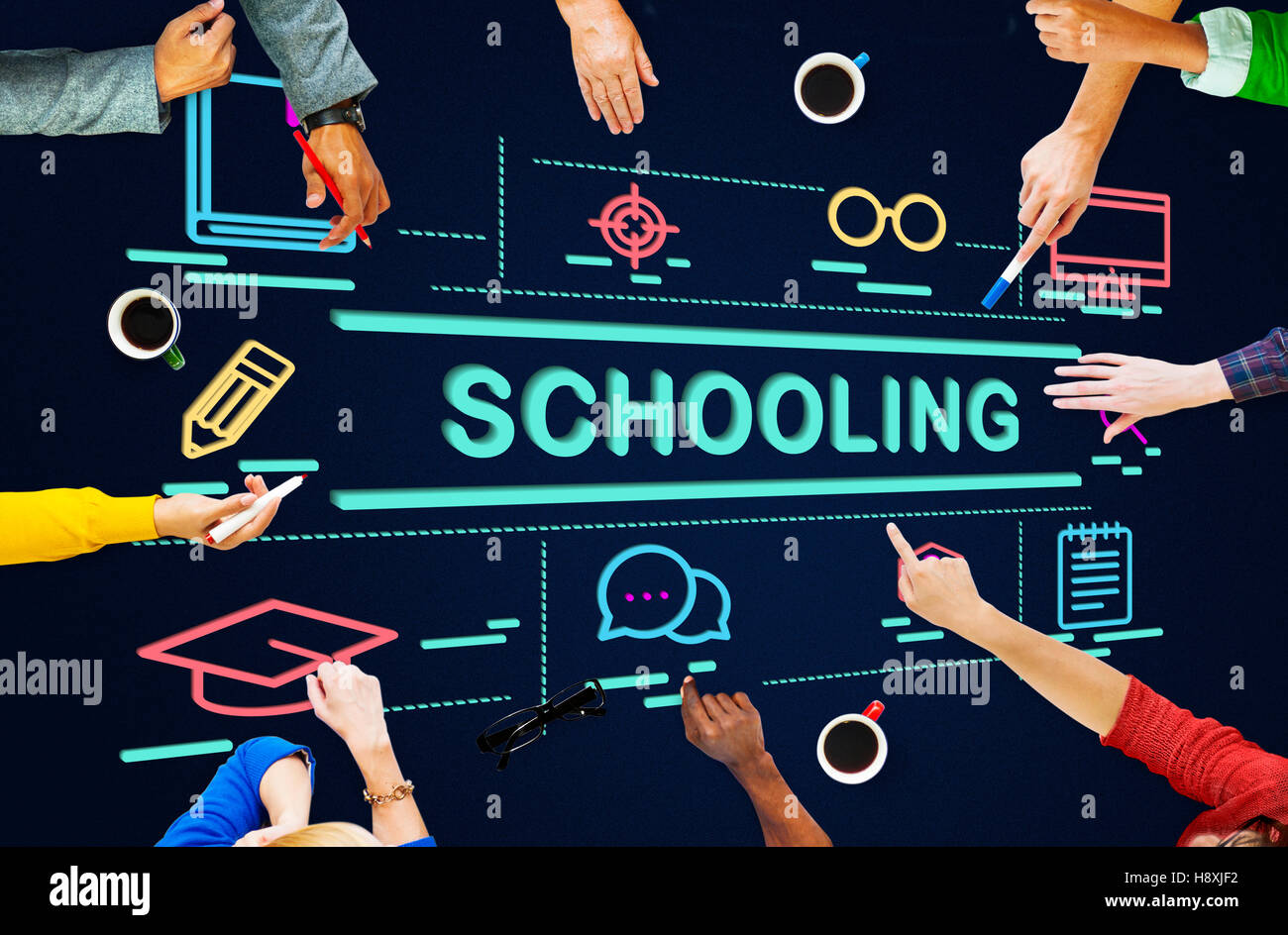 Schooling College Educational Knowledge Learn Concept Stock Photo - Alamy