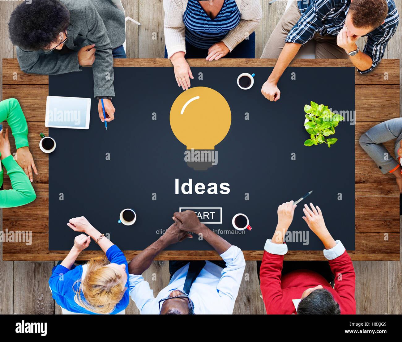 Ideas Inspire Creative Thinking Motivation Concept Stock Photo - Alamy