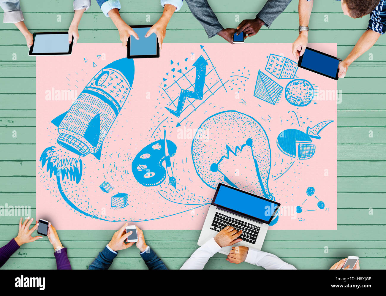 Ideas Inspire Creative Thinking Motivation Concept Stock Photo - Alamy