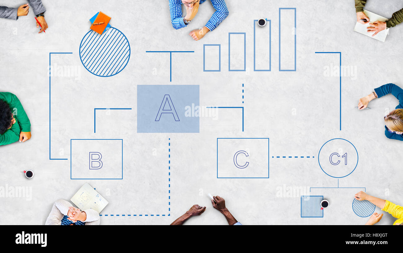 Business Analytics Workflow Process Project Concept Stock Photo - Alamy