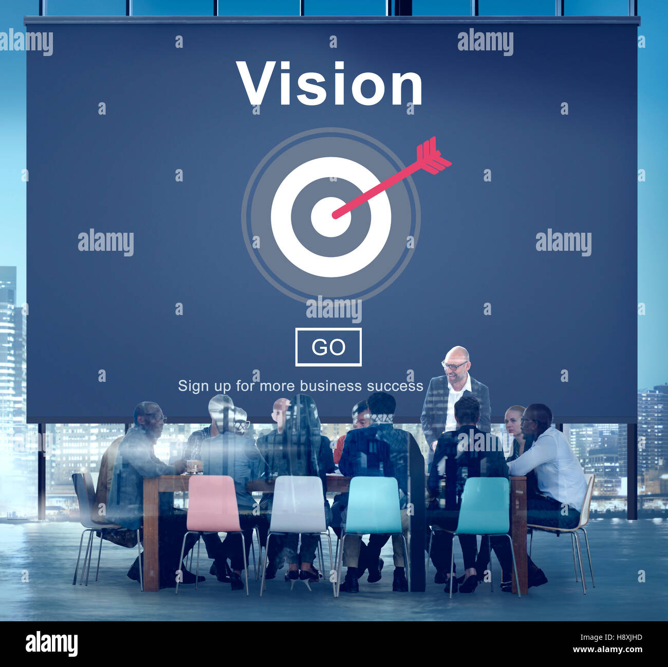 Vision Inspiration Homepage Ideas Concept Stock Photo - Alamy
