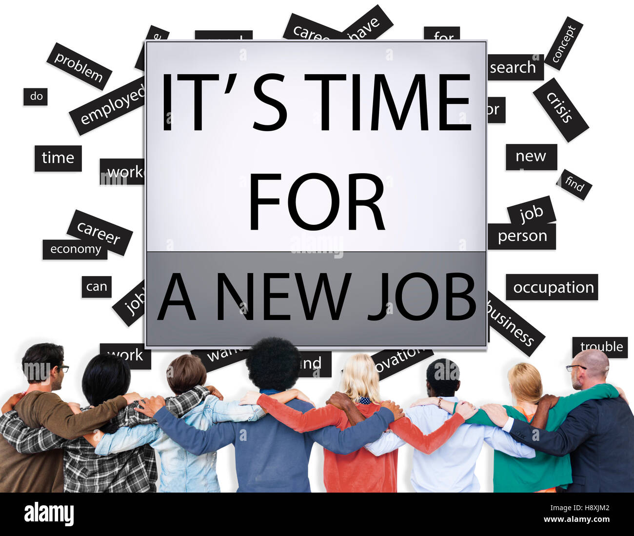 It's Time For New Job Career Employment Concept Stock Photo - Alamy