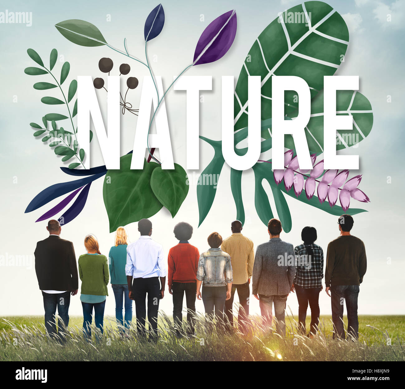 Nature Environment Green Earth Growth Natural Concept Stock Photo - Alamy