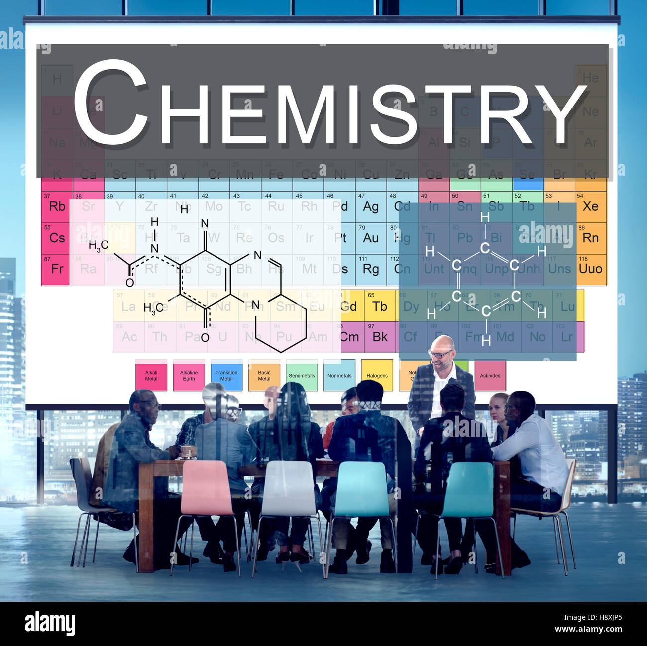 Chemistry Science Experiment Formula Concept Stock Photo - Alamy