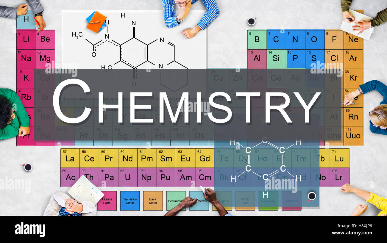 Chemistry Science Experiment Formula Concept Stock Photo - Alamy