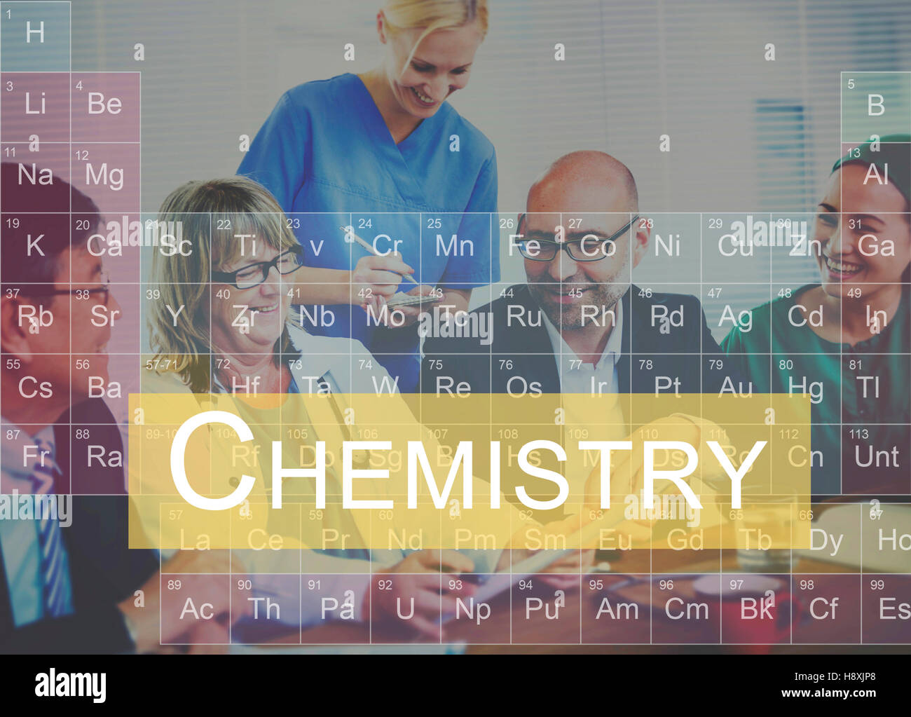 Chemistry Science Experiment Formula Concept Stock Photo - Alamy