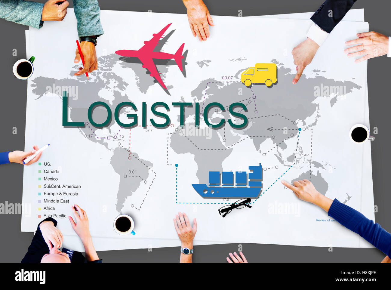 Logistics Freight Management Storage Supply Concept Stock Photo - Alamy
