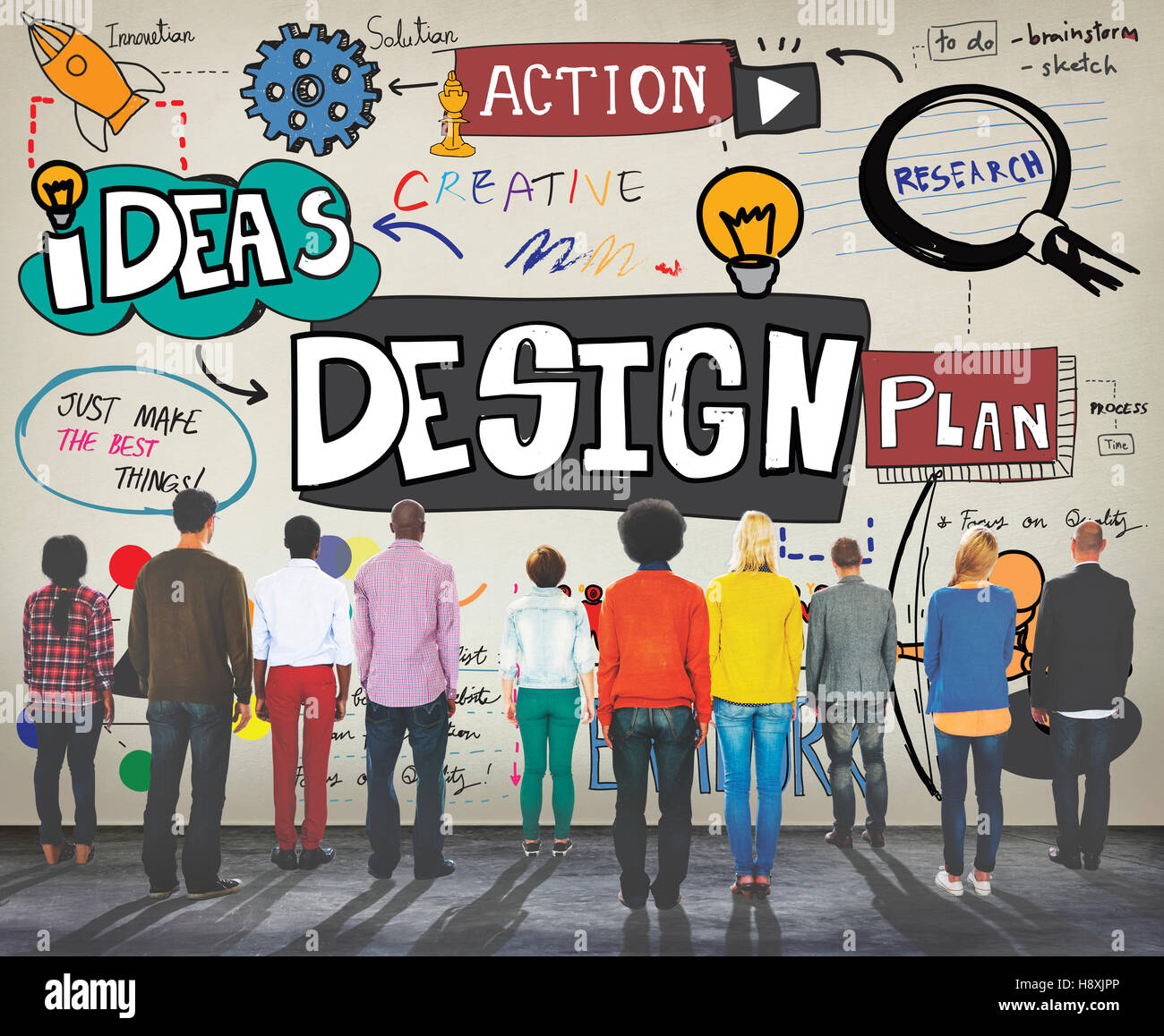 Design Creative Inspiration Ideas Concept Stock Photo - Alamy