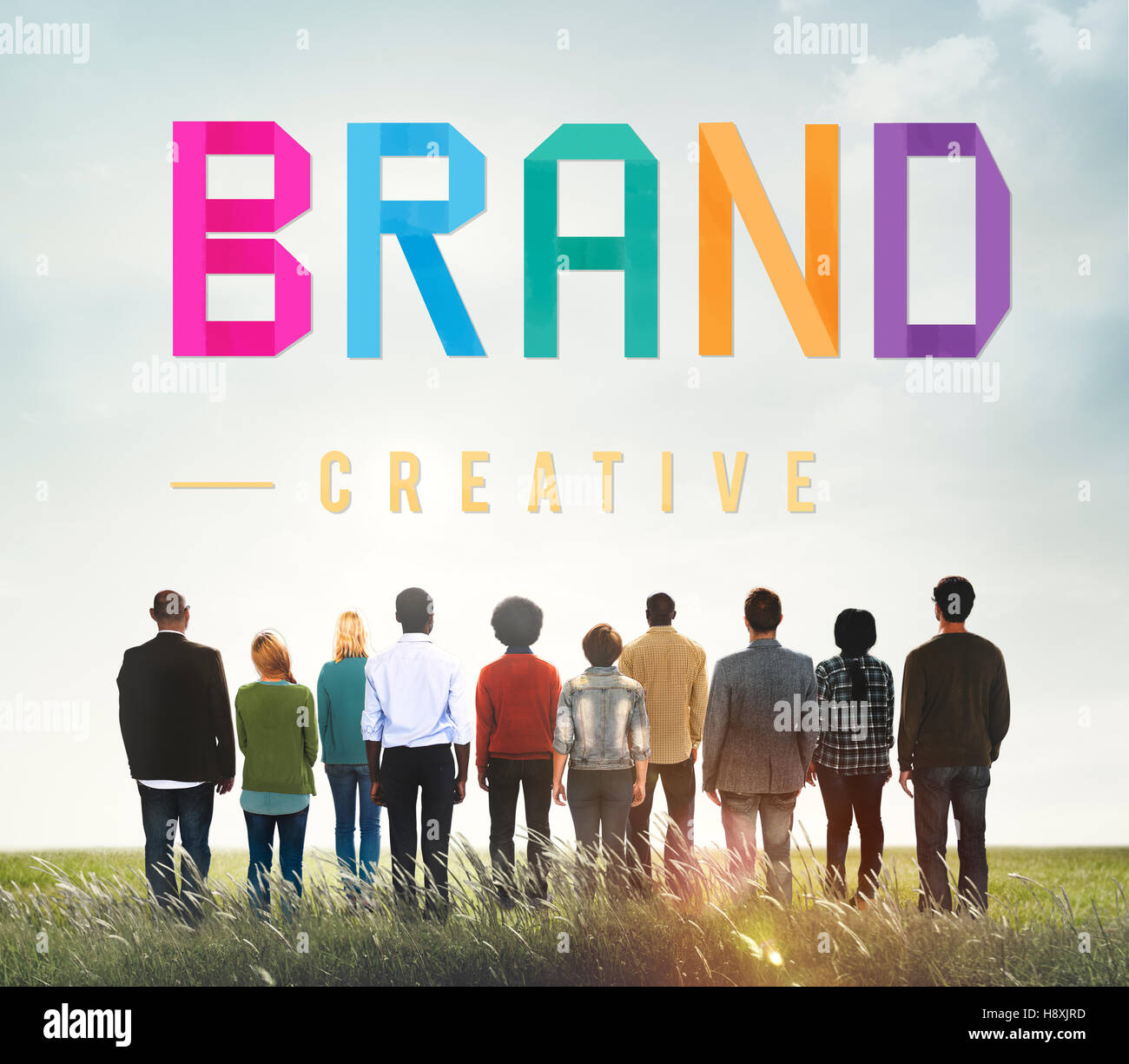 Brand Creative Branding Advertising Commercial Marketing Concept Stock ...