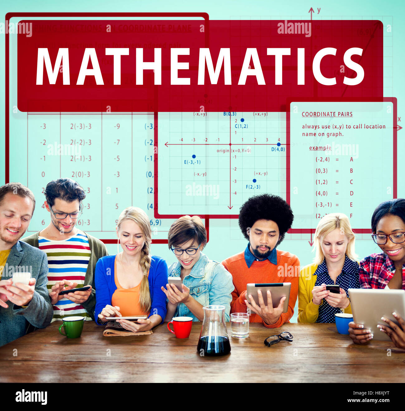 Mathematics Equation Calculate Algebra Function Concept Stock Photo - Alamy