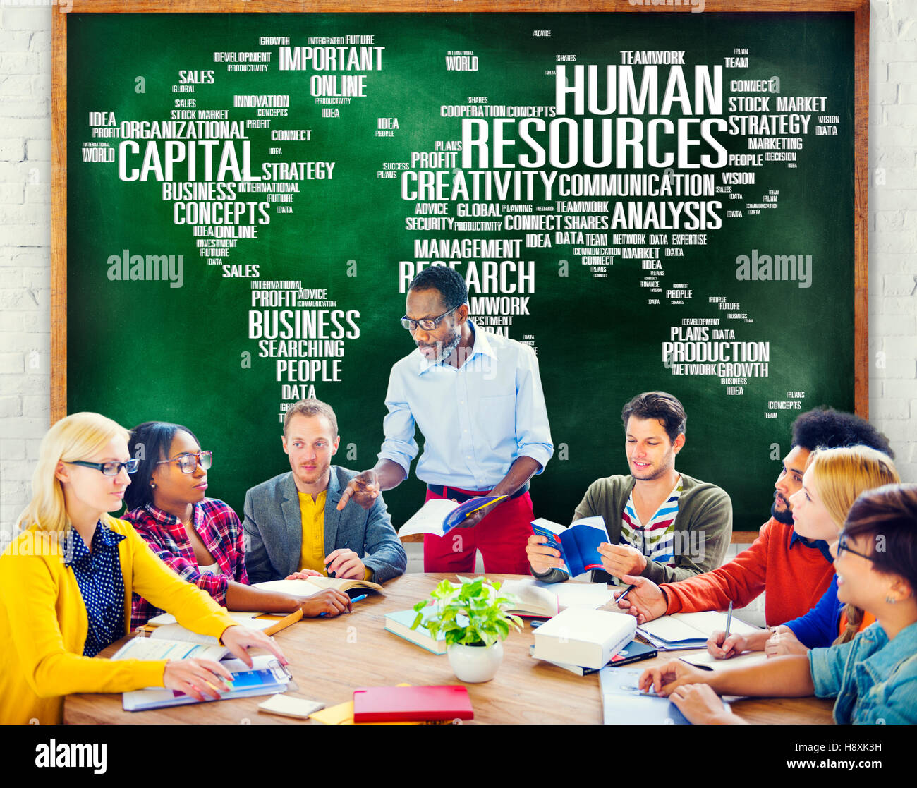 Human Resources Career Jobs Occupation Employment Concept Stock Photo ...