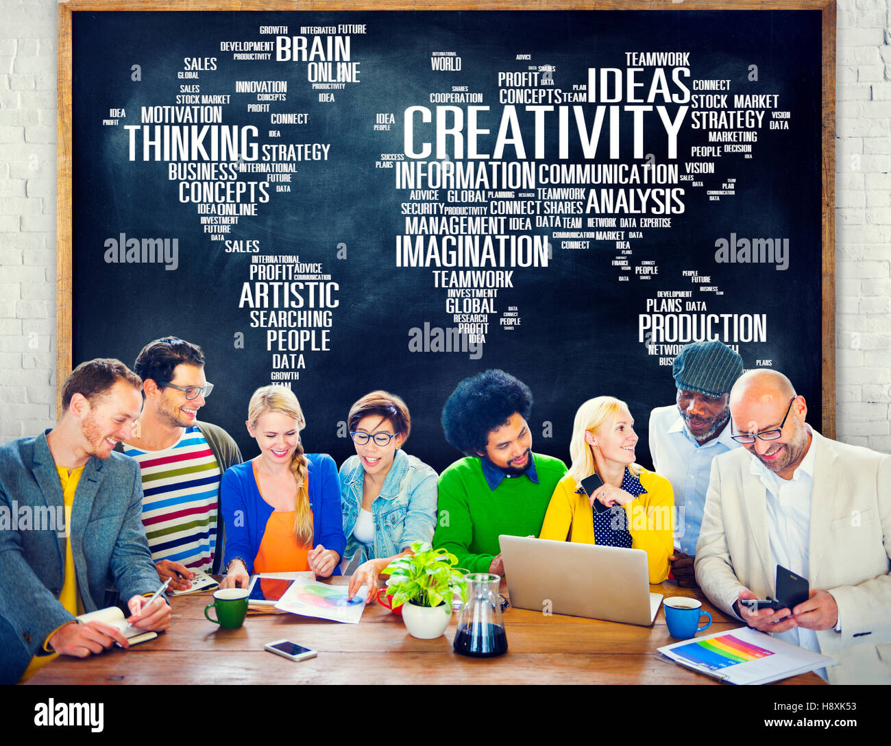 Creativity Artistic Imagination Inspiration Innovation Concept Stock ...