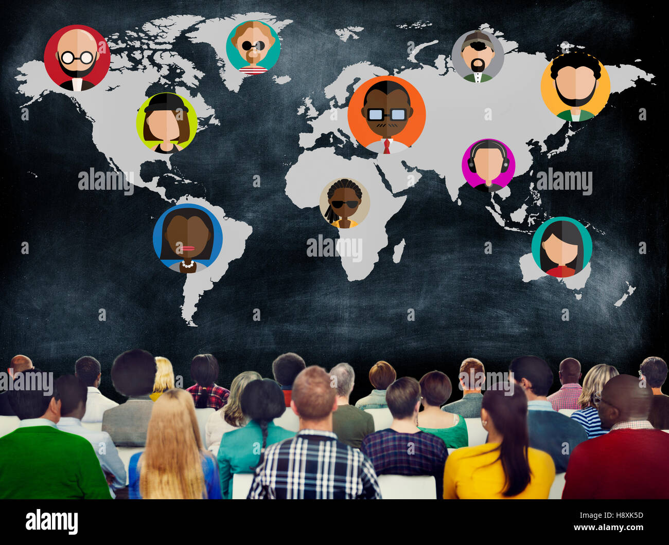 Global Community World People Social Networking Connection Concept ...