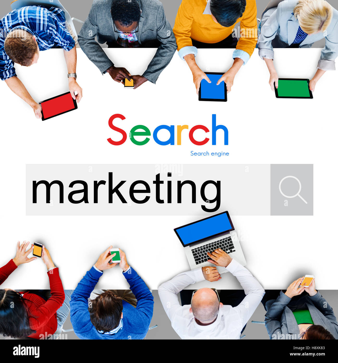 Market Marketing Advertisement Commercial Consumer Concept Stock Photo ...