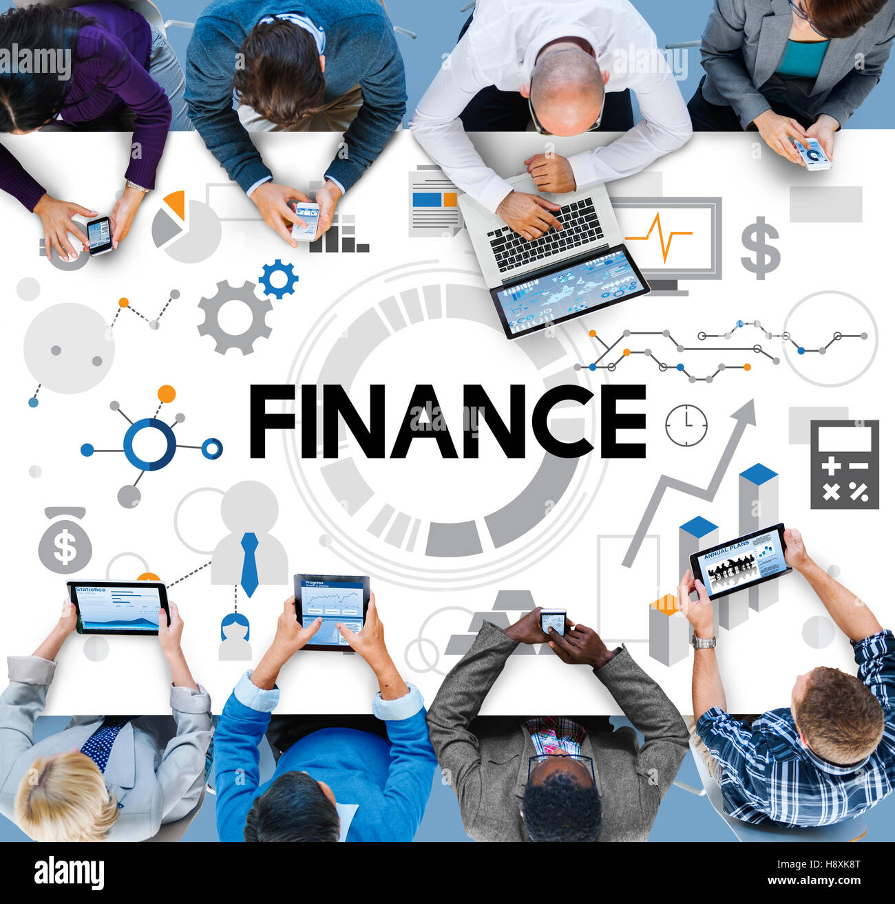 Finance Accounting Banking Economy Money Concept Stock Photo - Alamy