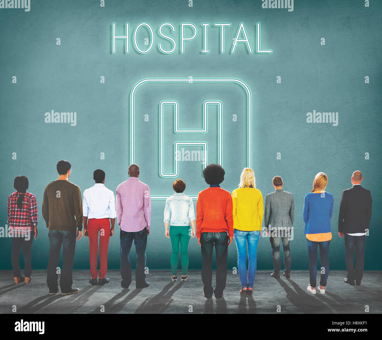 Hospital Cure Health Treatment Icon Graphic Concept Stock Photo - Alamy