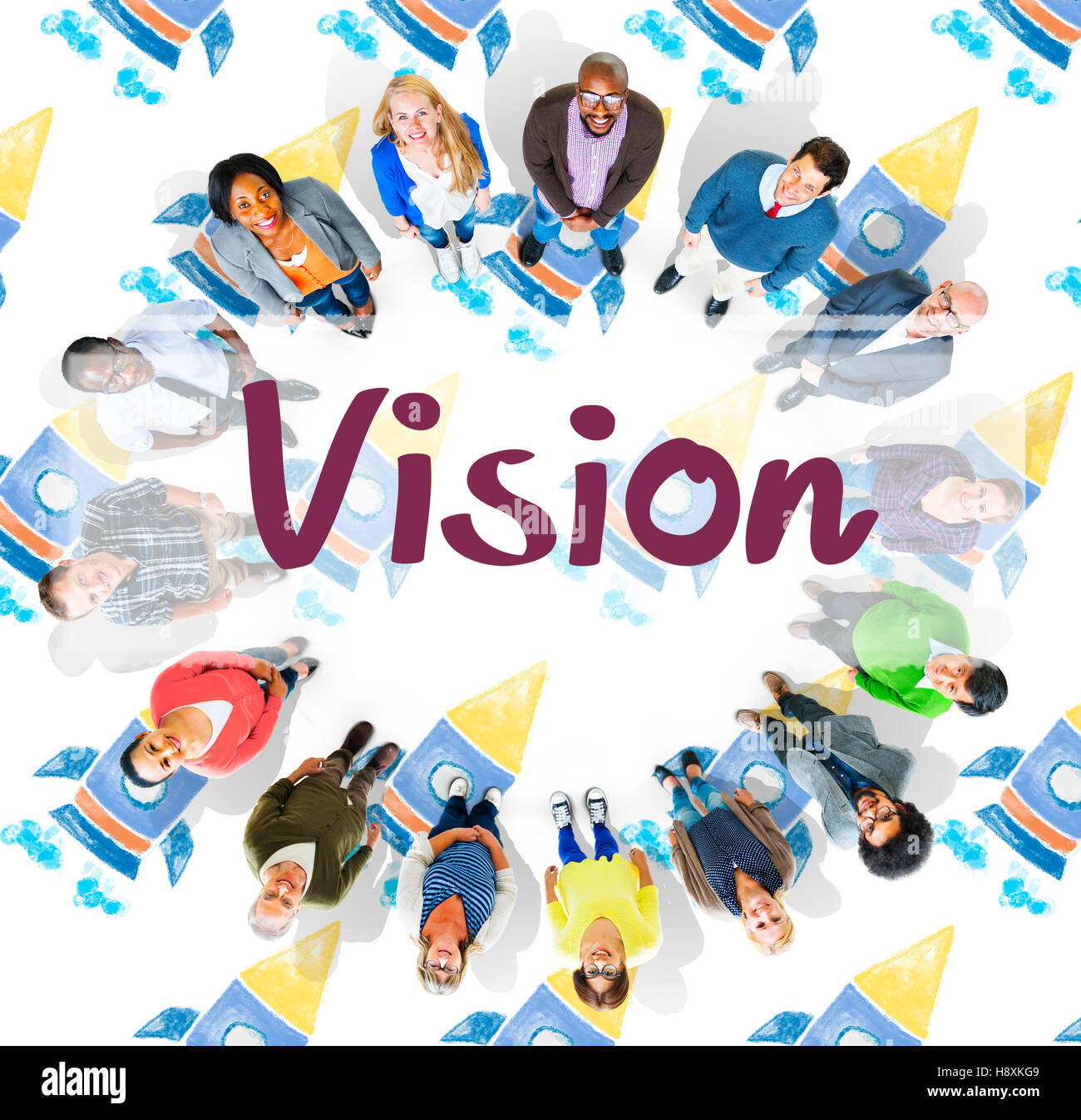 Vision Planning Motivation Organization Business Concept Stock Photo ...