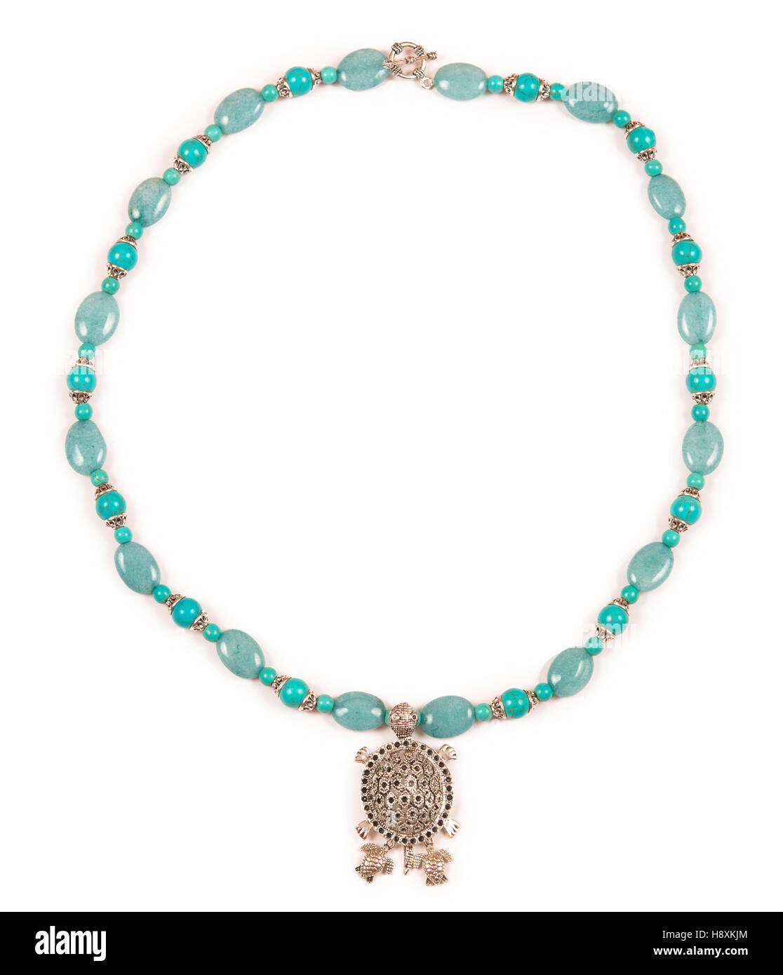 Jewellery necklace isolated on white background Stock Photo - Alamy