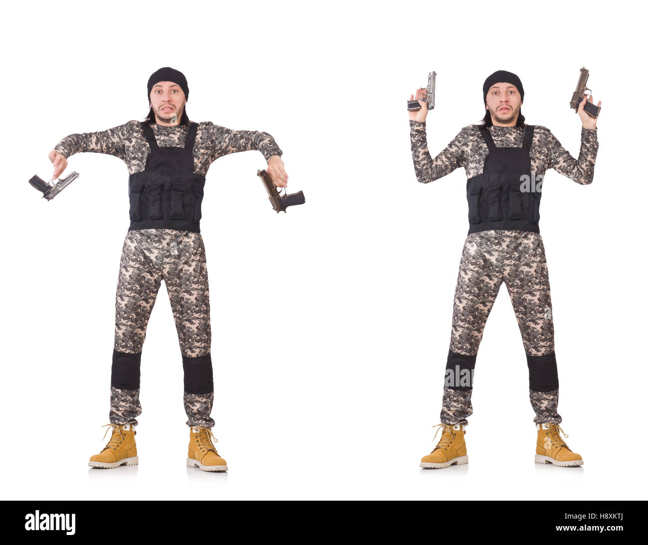 Composite soldier Cut Out Stock Images & Pictures - Alamy