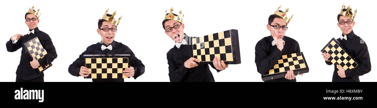 Chess player posing hi-res stock photography and images - Alamy