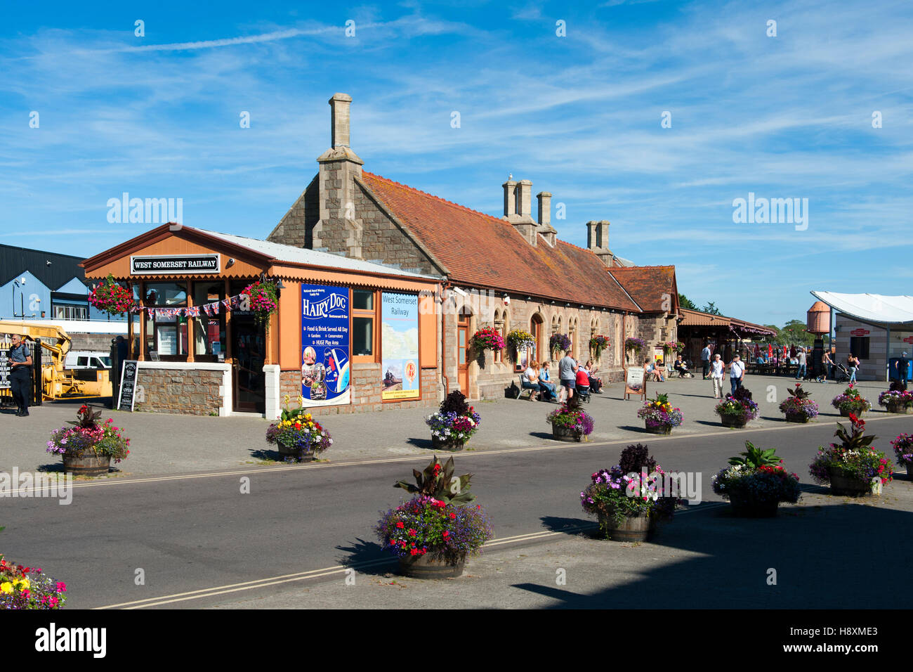 Minehead Railway Station, Terminus of the West Somerset Railway, UK ...