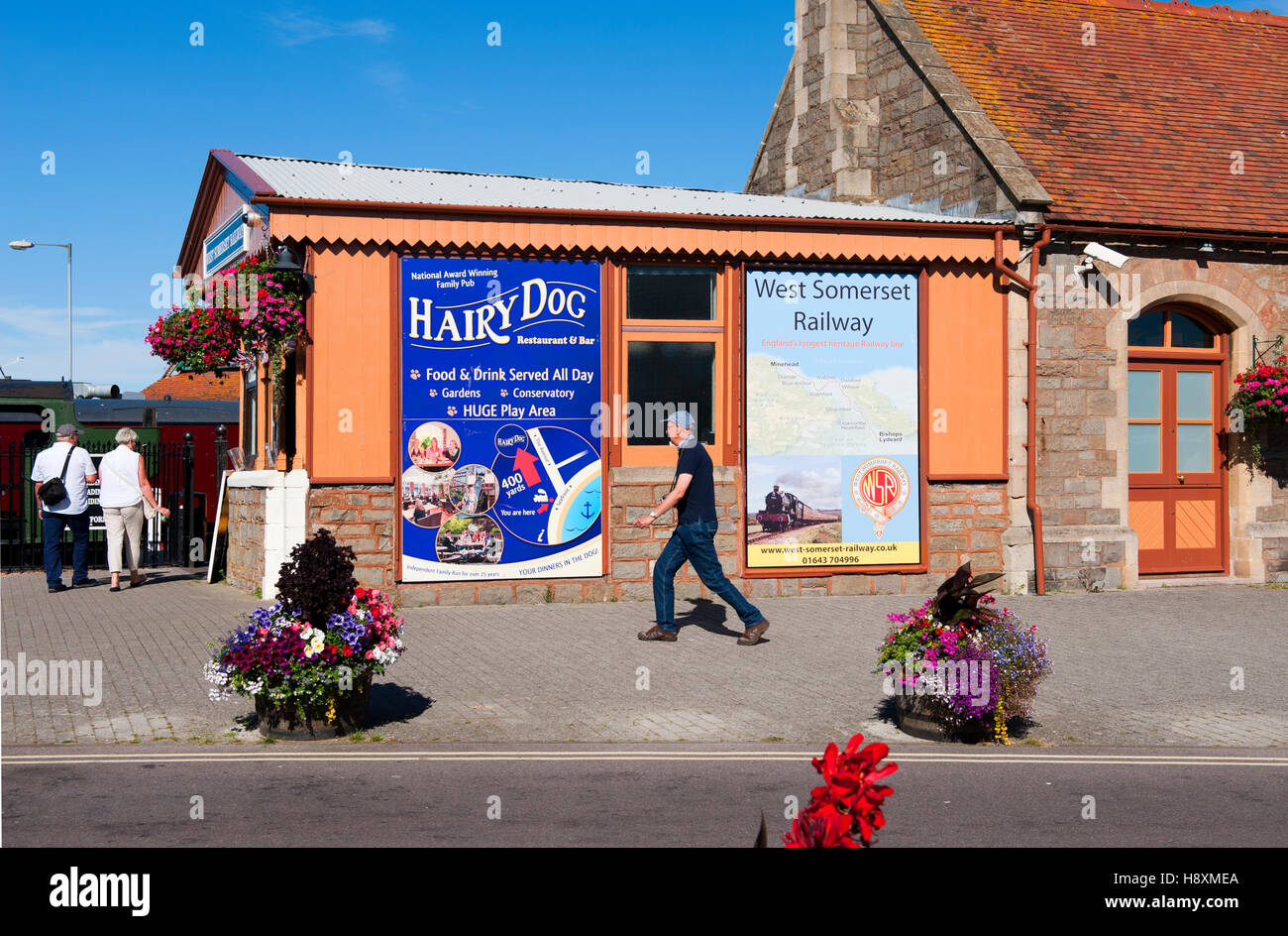 Minehead Railway Station, Terminus of the West Somerset Railway, UK ...