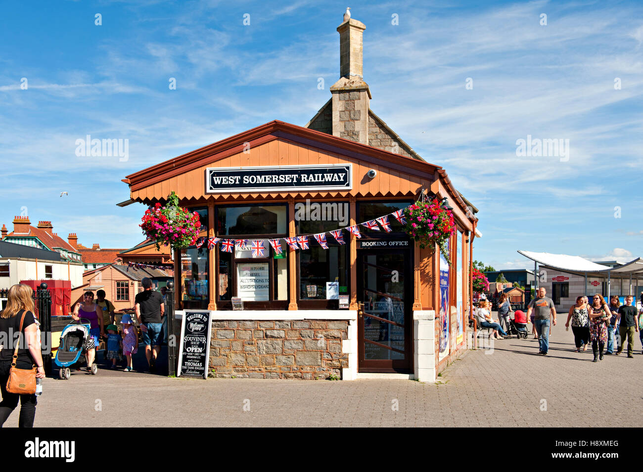 Minehead Railway Station, Terminus of the West Somerset Railway, UK ...